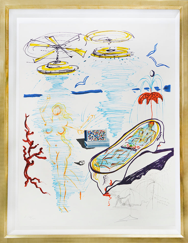 Salvador Dali, Liquid Tornado Bath Tub, Chicago, 1975 – Shapero Rare Books
