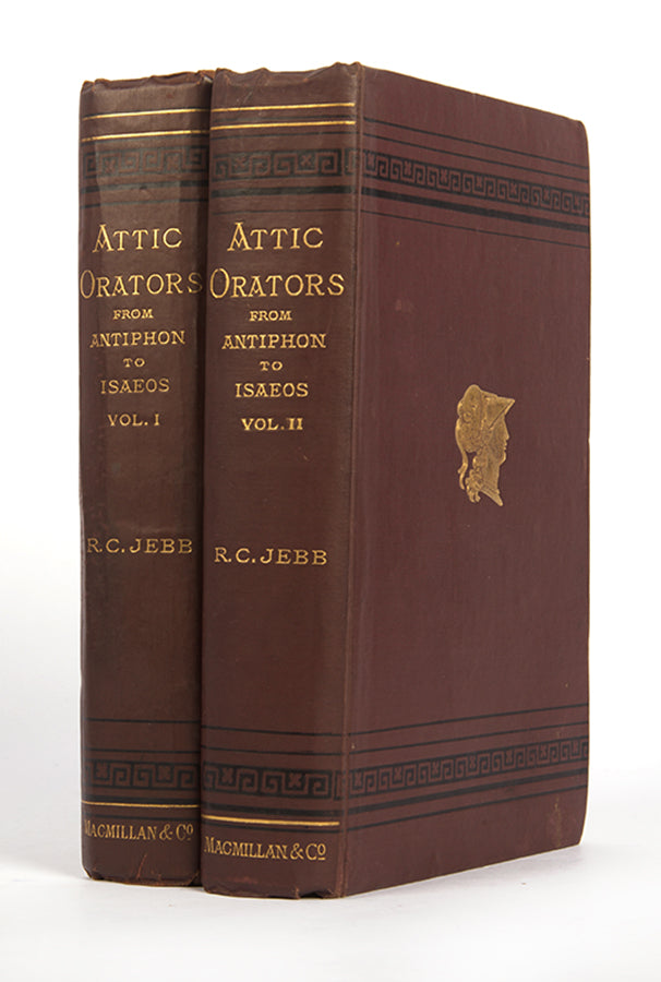R.C. Jebb, Attic Orators, London, 1876 – Shapero Rare Books