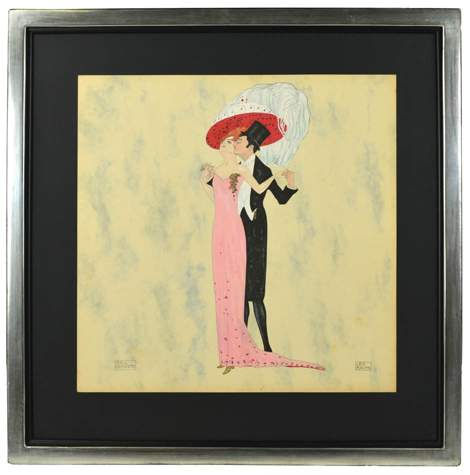 RAUTH, Leo. Collection of hand-coloured lithographs. 1910